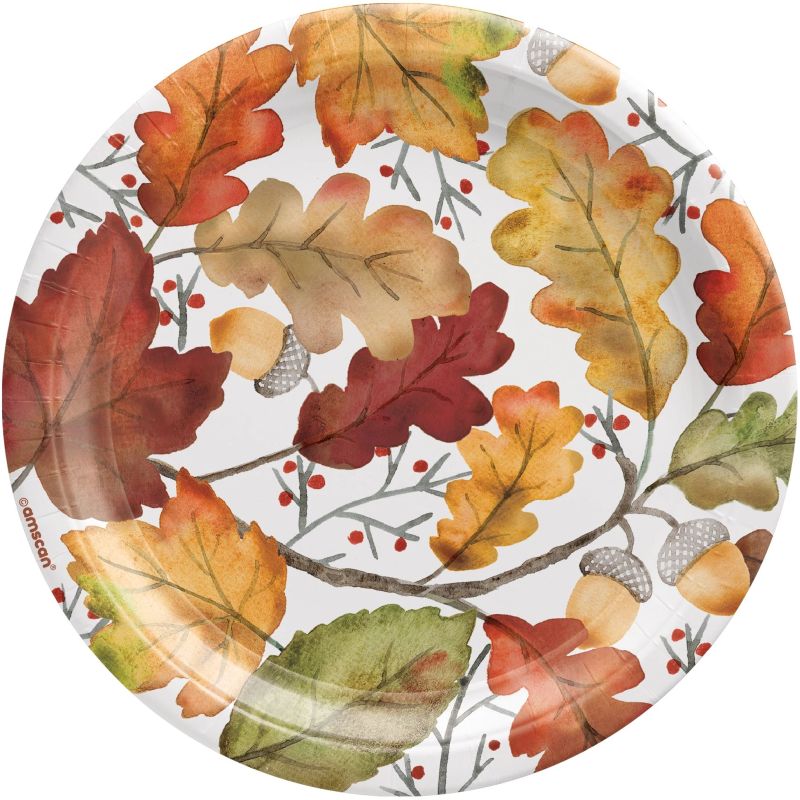 Nature's Harvest 7" Plates: Party at Lewis Elegant Party Supplies ...
