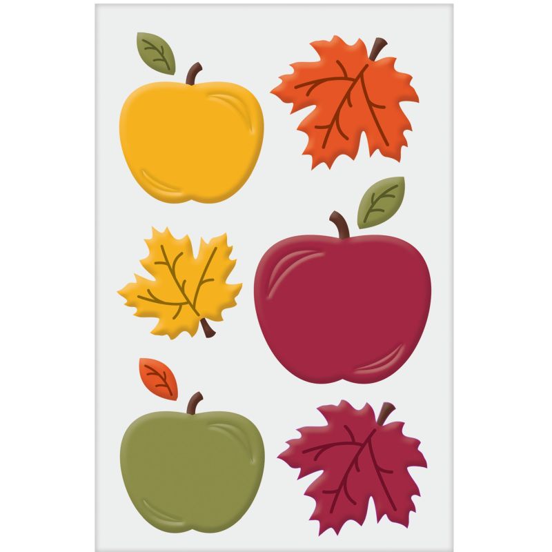 Apples and Leaves Small Gel Window Clings: Party at Lewis Elegant Party ...