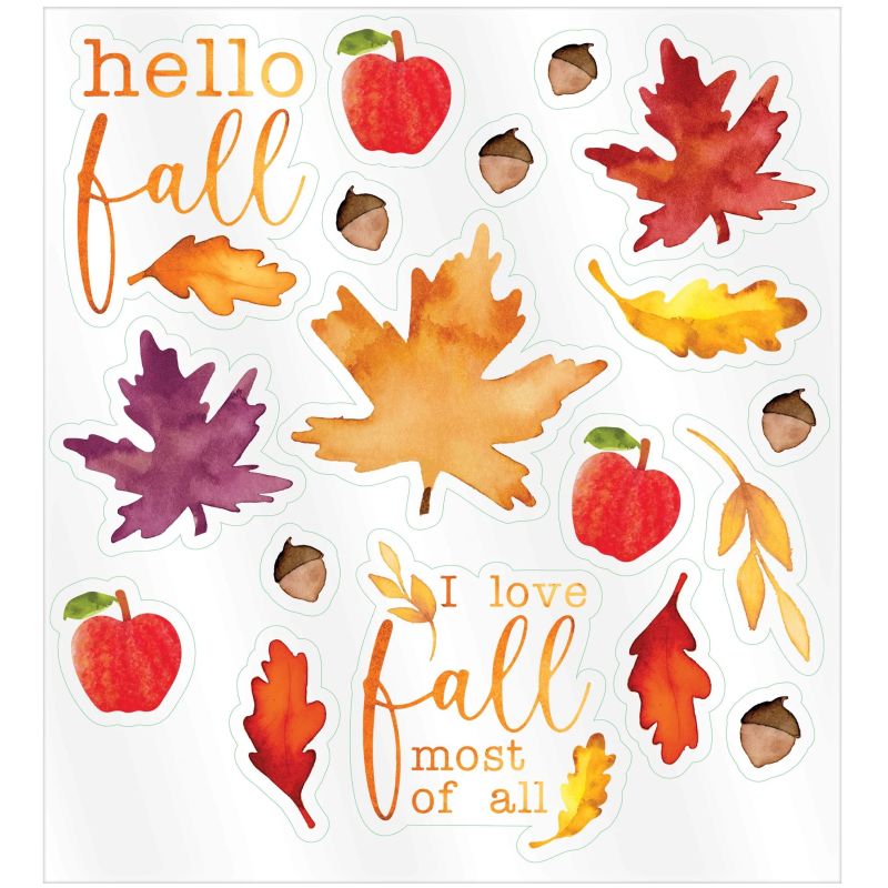 Autumn Leaves Window Clings: Party at Lewis Elegant Party Supplies ...