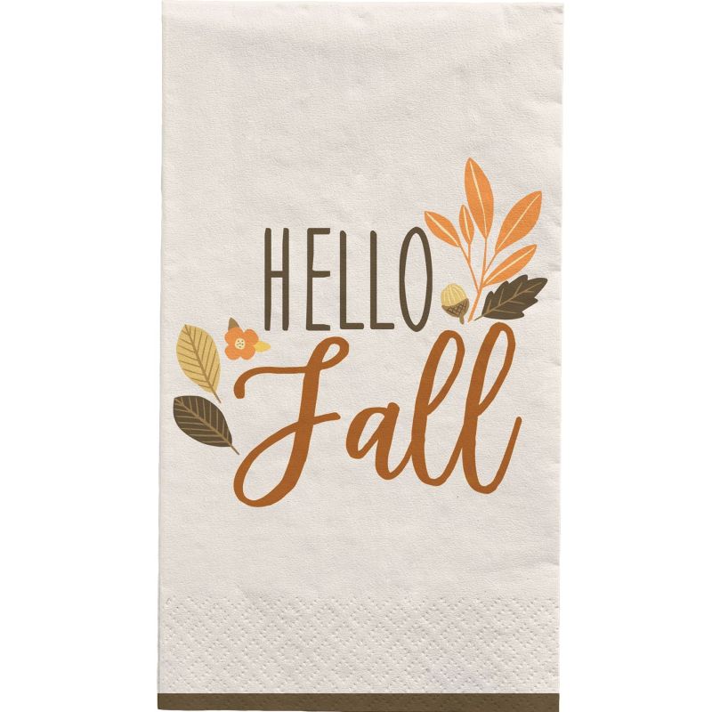 Golden Autumn Guest Dinner Napkins: Party at Lewis Elegant Party ...
