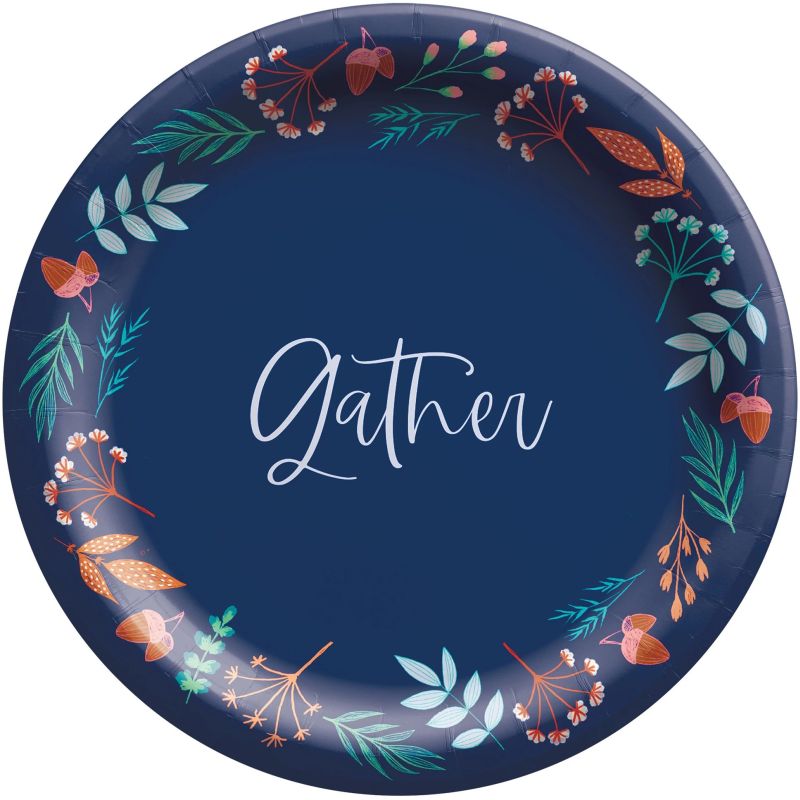 Fall Gather 10" Plates: Party at Lewis Elegant Party Supplies, Plastic ...