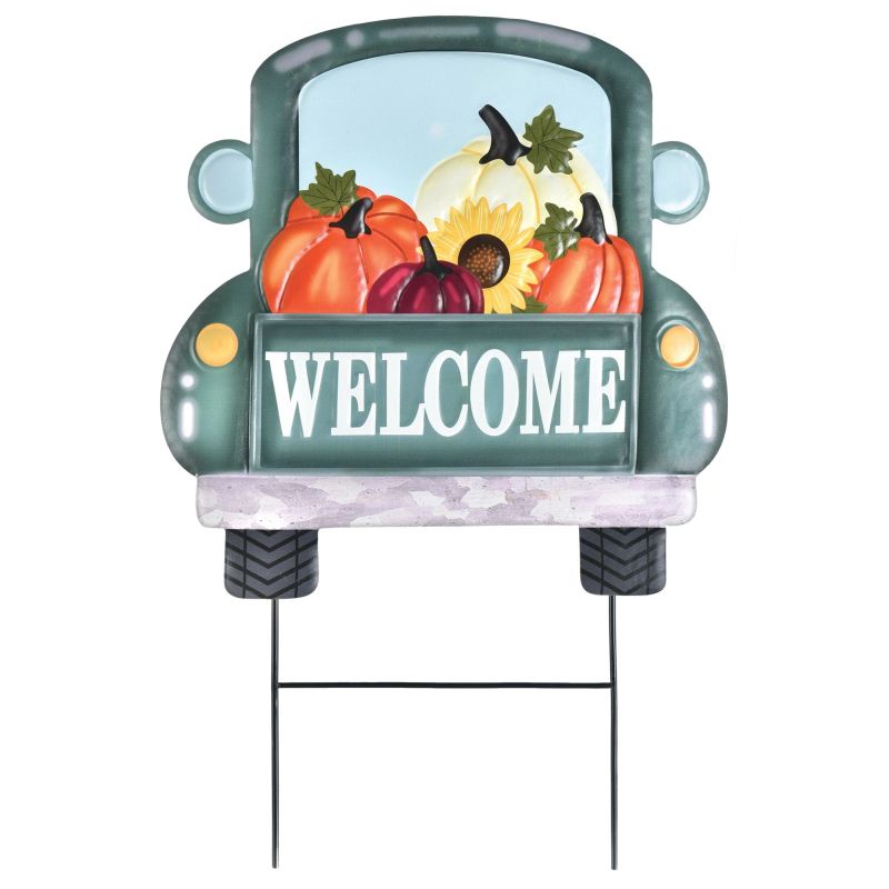 Welcome Fall Truck Stake Yard Sign: Party at Lewis Elegant Party ...