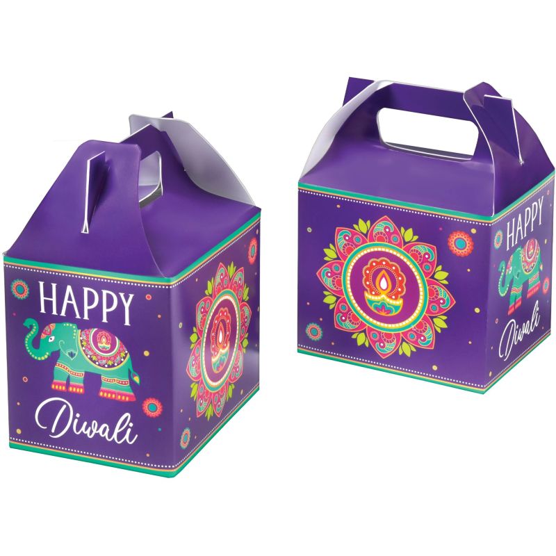 Rangoli Dream Diwali Treat Boxes: Party at Lewis Elegant Party Supplies ...