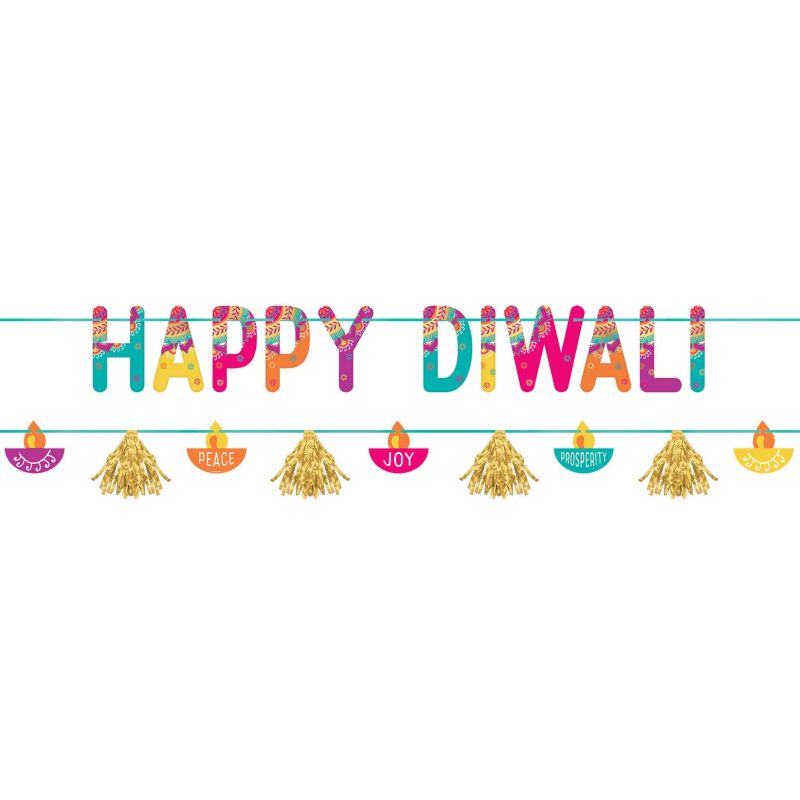 Diwali Banner Set: Party at Lewis Elegant Party Supplies, Plastic ...