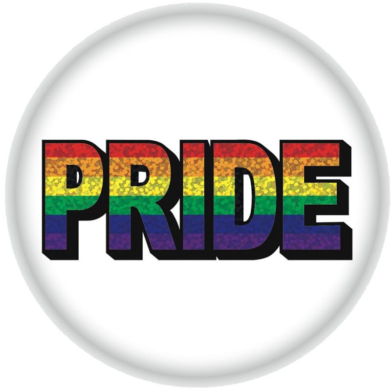 Rainbow Pride Button: Party at Lewis Elegant Party Supplies, Plastic ...