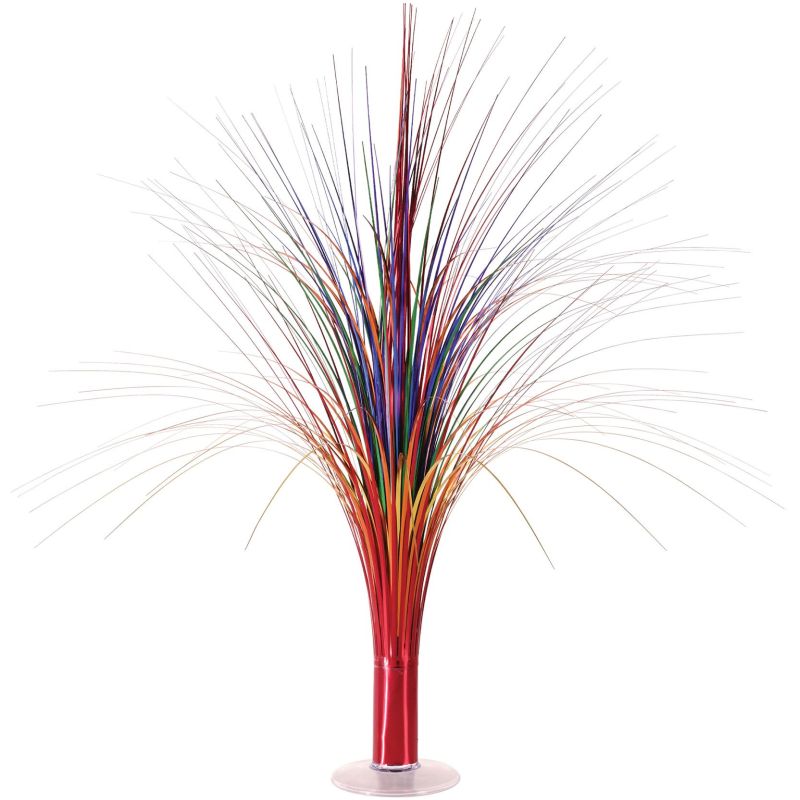 Rainbow Metallic Spray Centerpiece: Party at Lewis Elegant Party ...