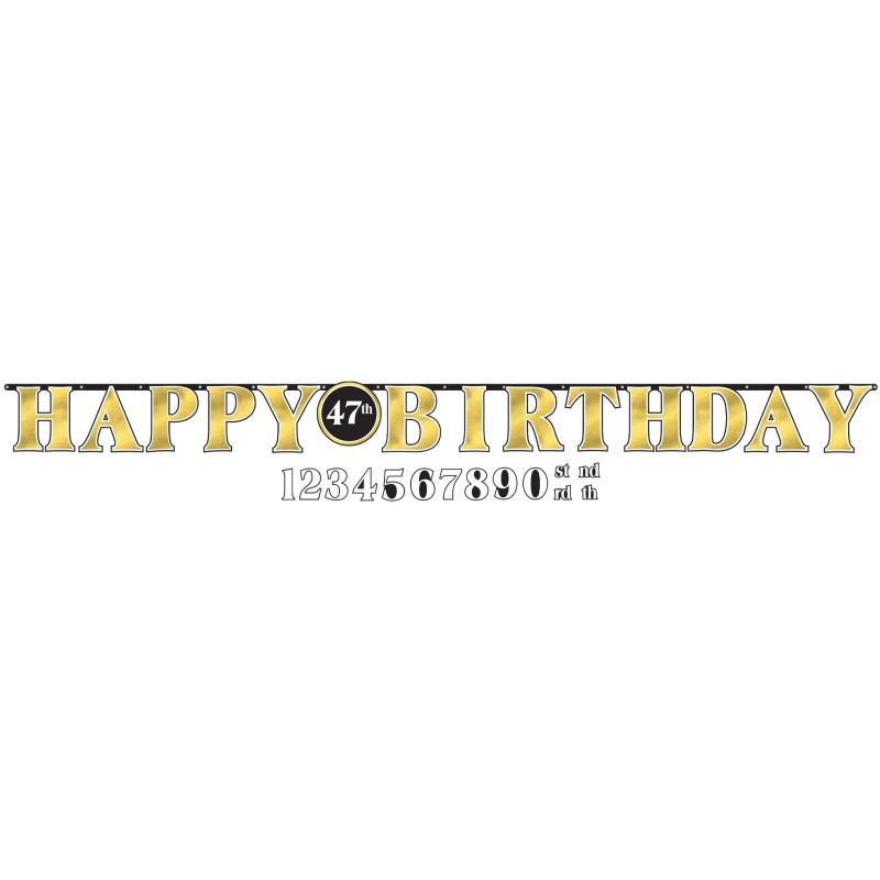 Better with Age Birthday Add-An-Age Letter Banner: Party at Lewis ...