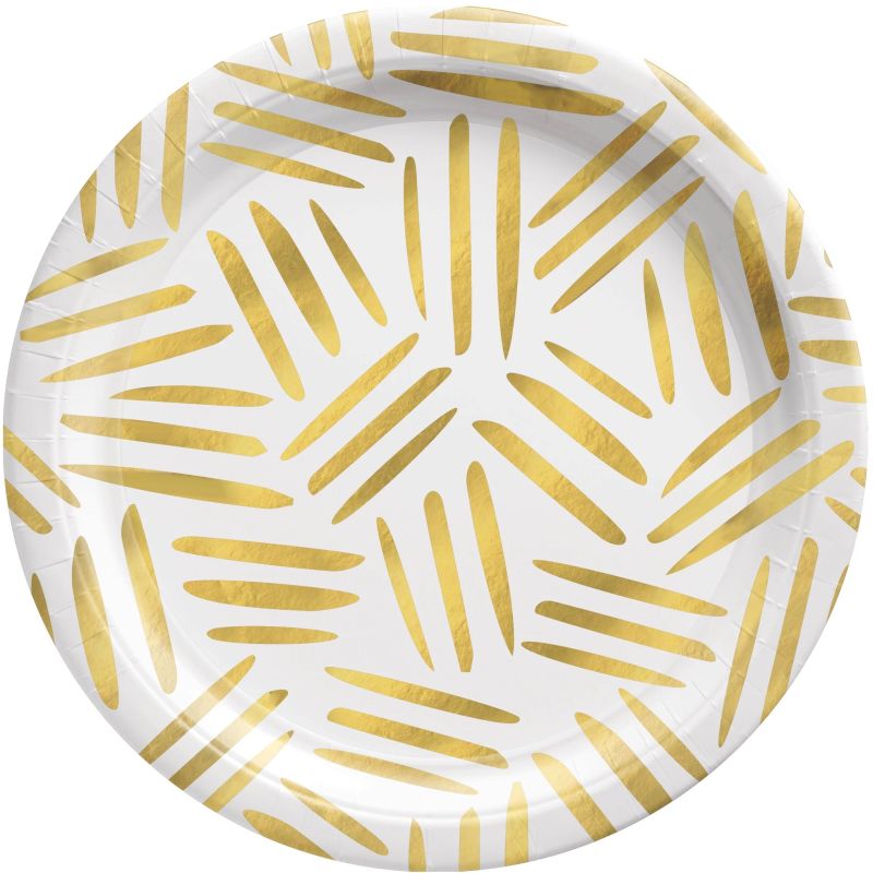 Gold Motifs Metallic 10-inch Plates: Party at Lewis Elegant Party ...