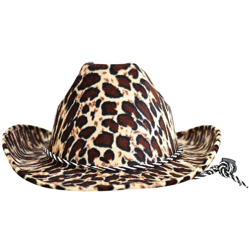 Leopard Print Cowboy Hat: Party at Lewis Elegant Party Supplies ...