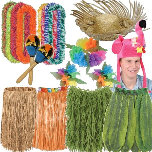 Luau Wearables: Party at Lewis Elegant Party Supplies, Plastic ...