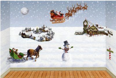 Christmas Backdrop Outdoor Insta Theme: Party at Lewis Elegant Party ...