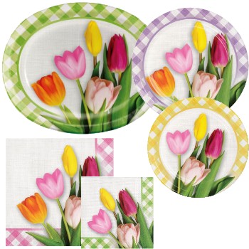 Springtime 7-inch Plates: Party at Lewis Elegant Party Supplies ...