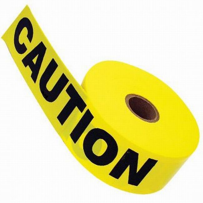 Real 1000' Roll of Caution Tape: Party at Lewis Elegant Party Supplies ...